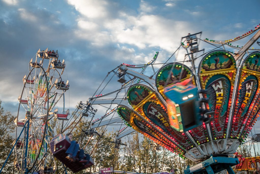 Ferris Wheel & Whirlwind rides - Alaska State Fair
