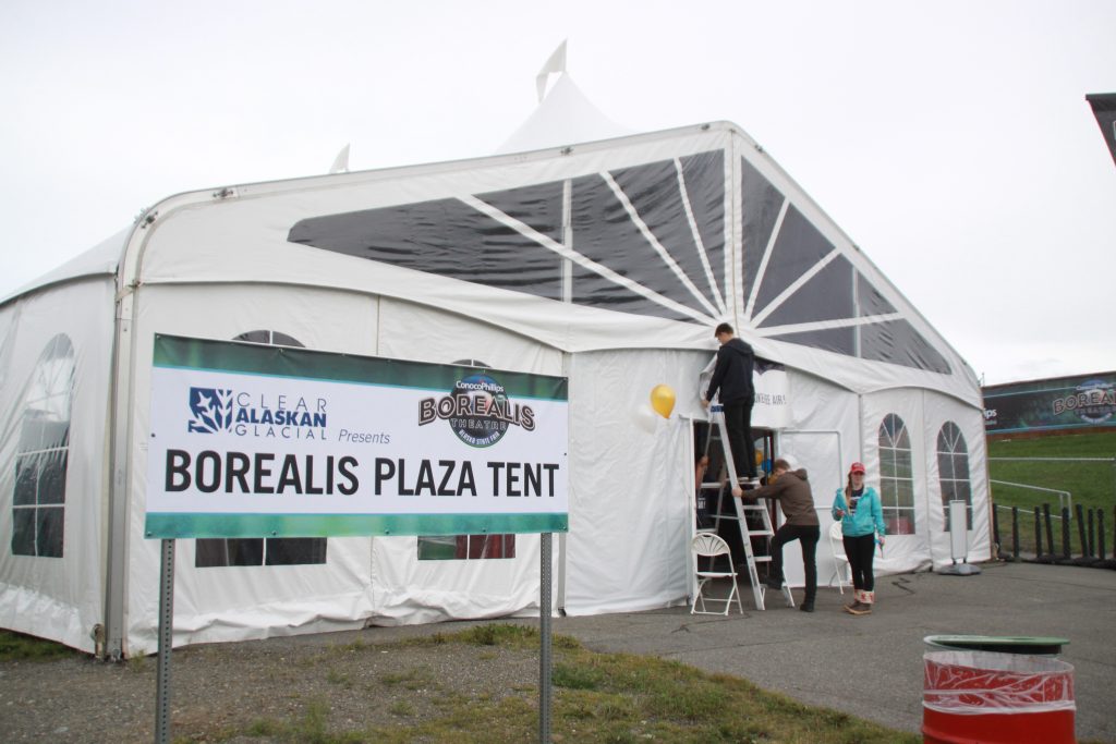 Borealis Plaza tent