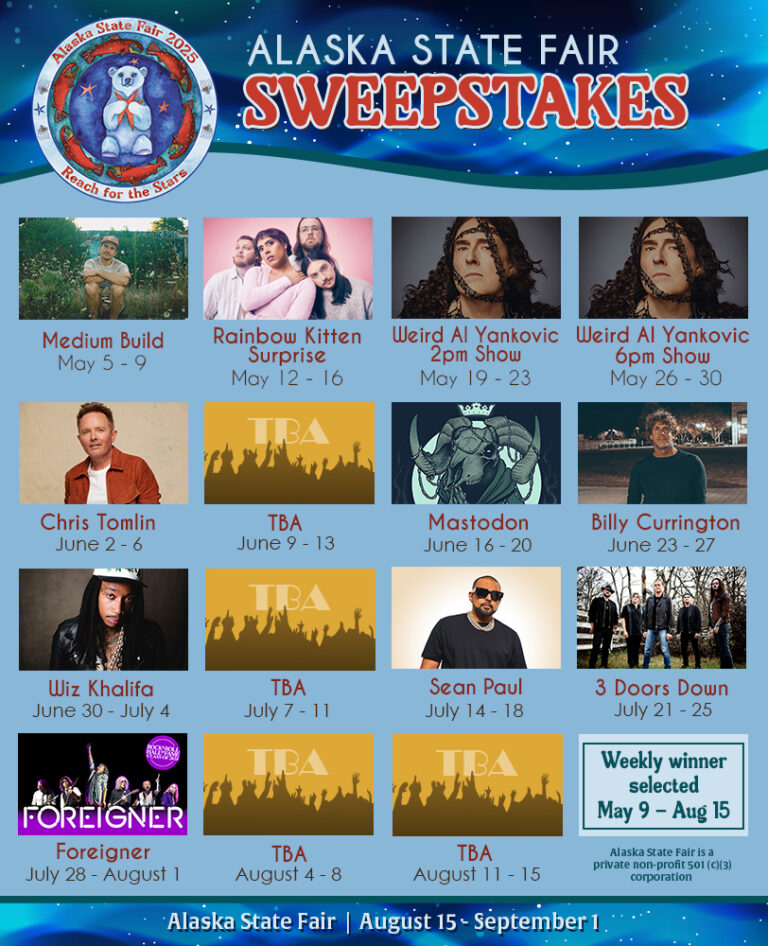 Alaska State Fair Sweepstakes - Alaska State Fair